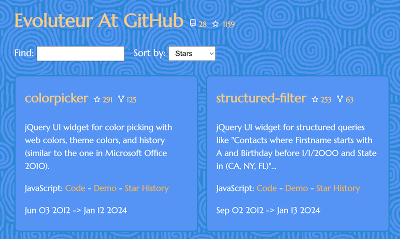 Evoluteur at GitHub Evoluteur at GitHub